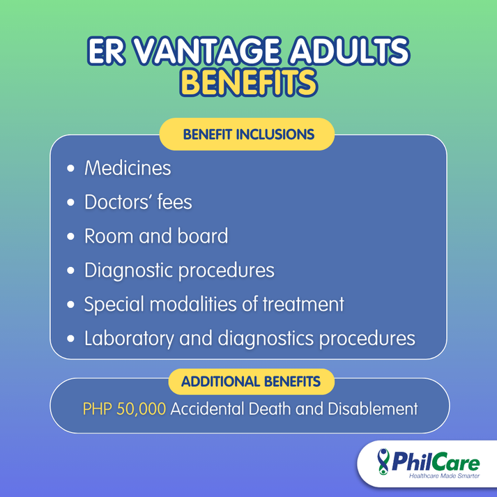 Emergency Health Card for Adults – Comprehensive Coverage – PHILCARE