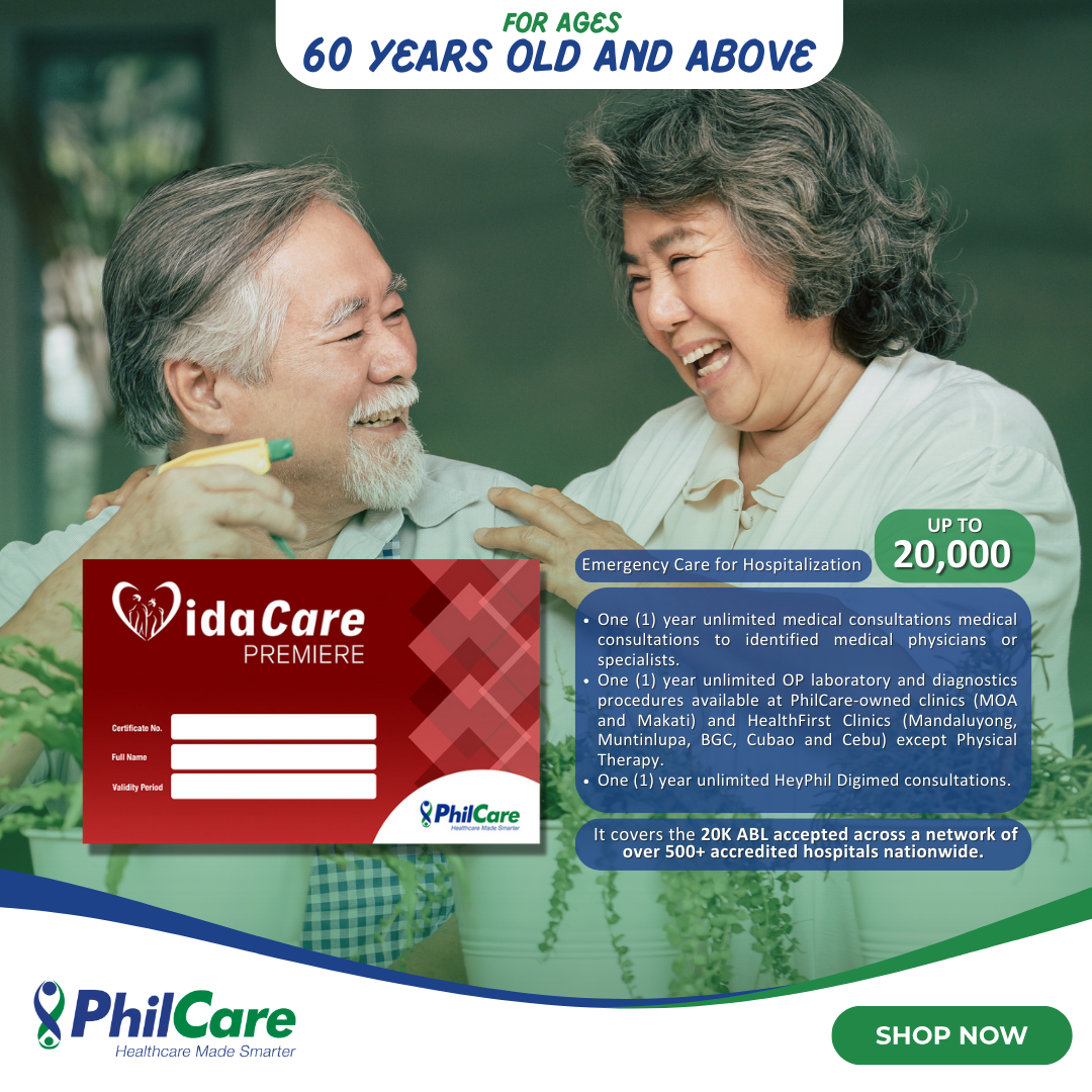 VidaCare Premiere – All-in-One Health Plan for Seniors 60+ – PHILCARE